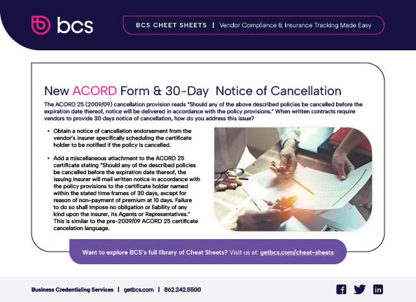 Free Downloadable Guides to COI Tracking & Risk Management Topics